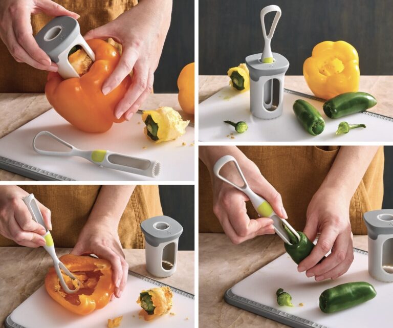 Meet Your New Kitchen Sidekick: The Pepper Corer – Robin's Pampered Peeps